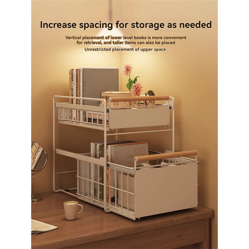 Everly Quinn Manti Metal Stackable Desk Organizer | Wayfair